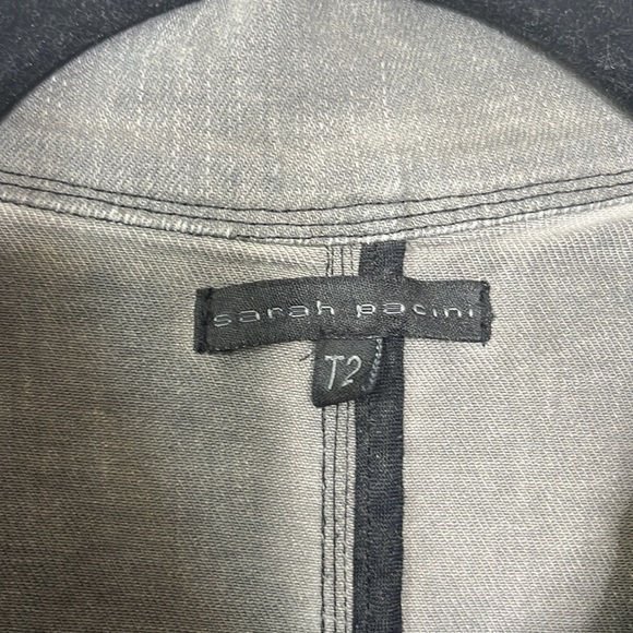 Sarah Pacini | Jackets & Coats | Sarah Pacini Denim Crop Jacket ...